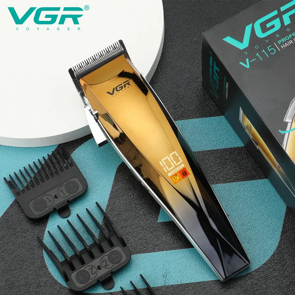 VGR-115-Hair-Trimmer-Rechargeable-Hair-Clipper-Adjustable-Hair-Cutting ...