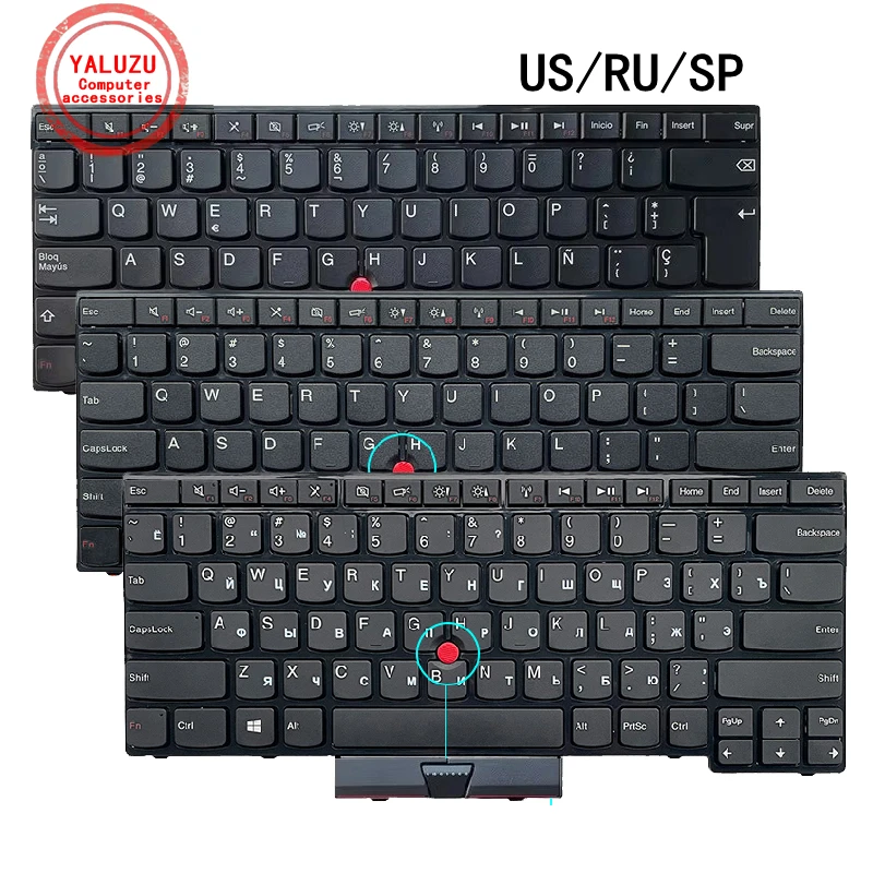 US/RU/SP English NEW Laptop Keyboard For Lenovo IBM ThinkPad E330 E430 ...