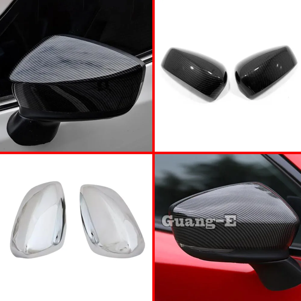 Car Body Rear View Eyebrow Side Mirror Cover Trim Frame Lamp Stick ...