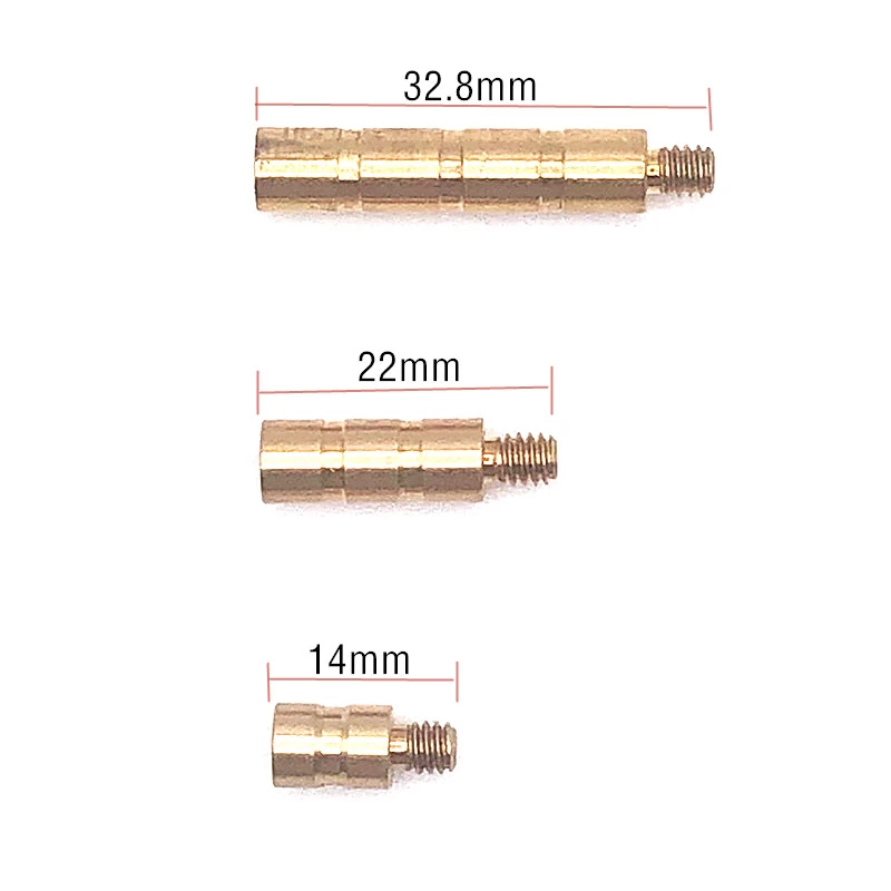 24pcs Archery Brass Arrow Weight Combo Screw Arrow Points Copper Insert ...