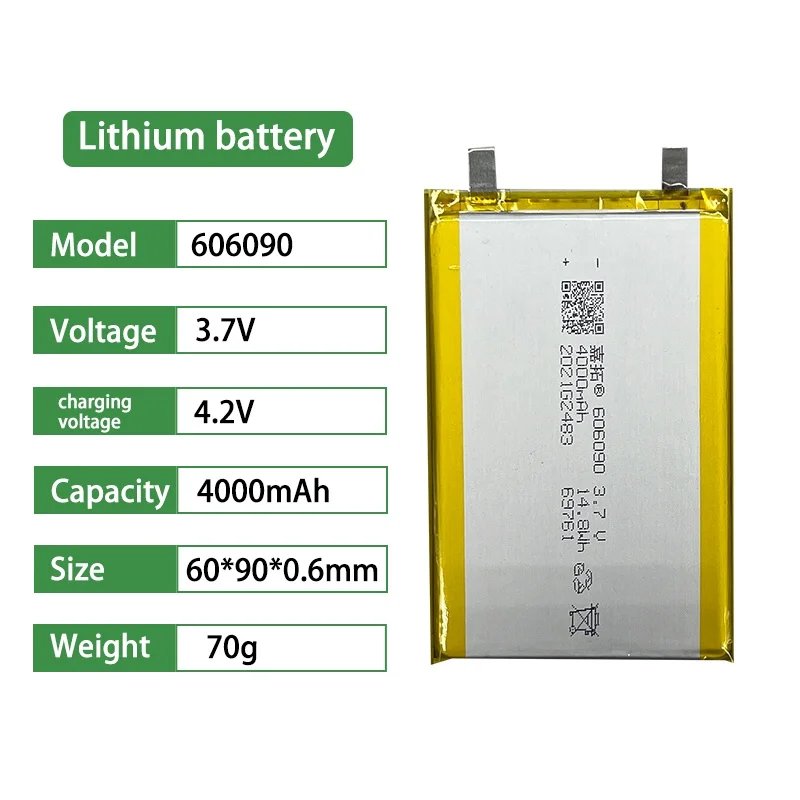 3-7V-4Ah-606090-Li-Ion-Battery-Factory-Custom-Soft-Case-Battery-Pack ...
