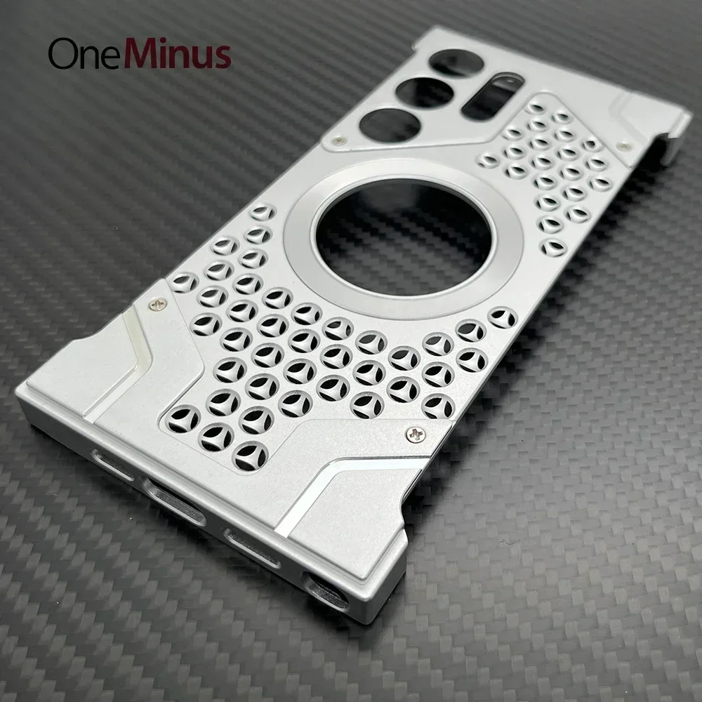 Metal-Alloy-Armor-For-Samsung-Galaxy-S24-Ultra-Case-Frameless-23-U ...