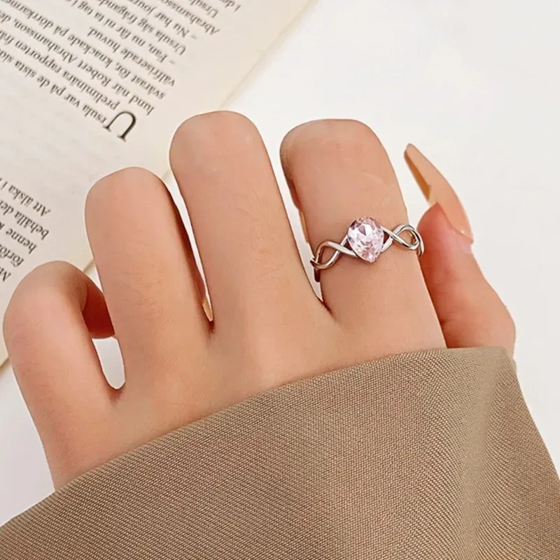 Crystal-Droplet-Sweet-Romantic-Cute-Heart-Zircon-Ring-Fashion-Party ...