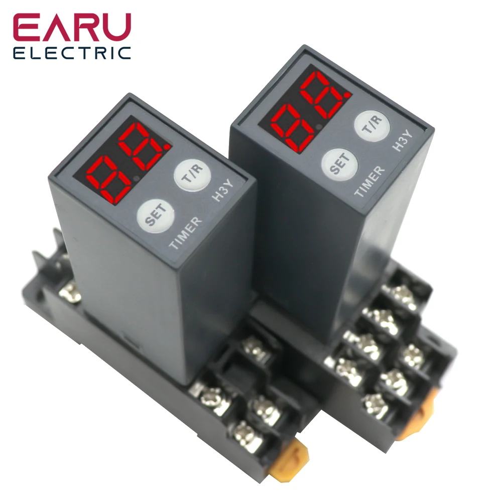 Digital-Time-Relay-0-1S-990H-Power-On-Delay-Off-Cycle-Delay-Multi-Mode ...