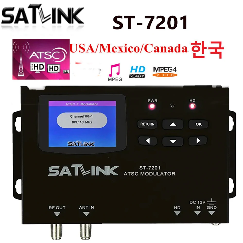 Original-Satlink-ST-7201-ATSC-T-ATSC-C-Modulator-Meter-With-Fiber-DVB-T ...