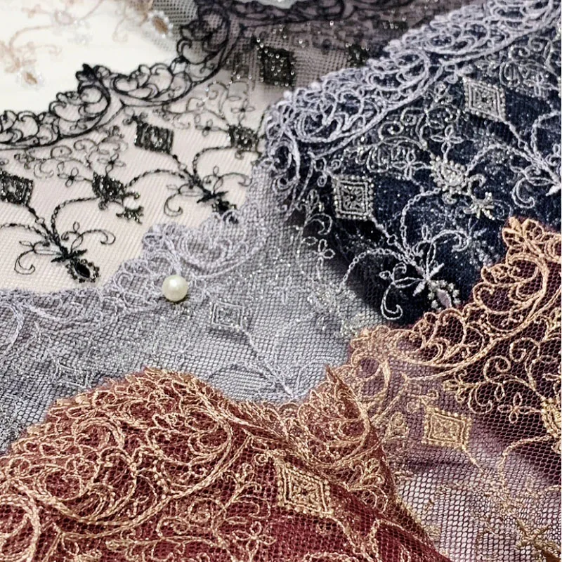 2Meters-Retro-Embroidered-Mesh-Lace-Trimmings-Dress-Accessories-Lace ...