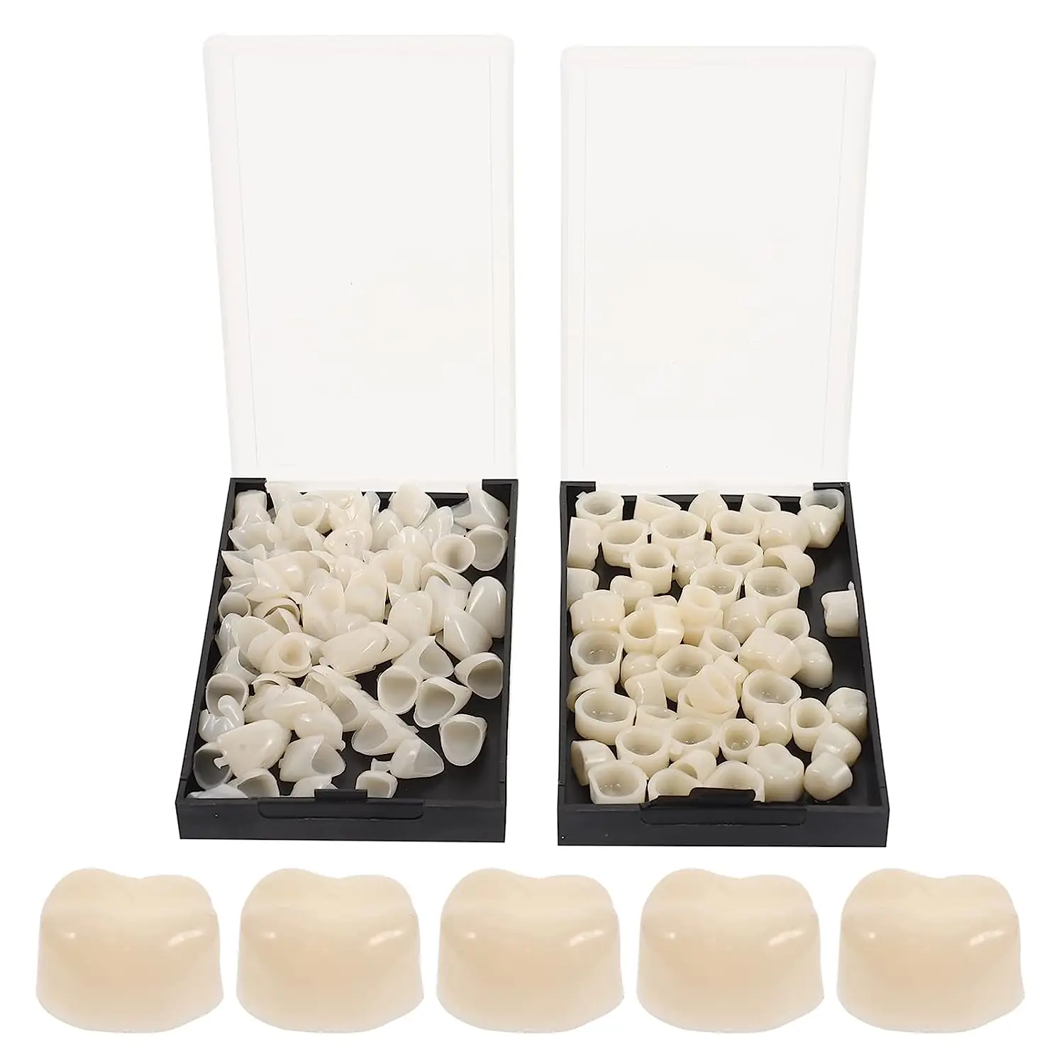 1-Box-Dental-Temporary-Crown-Porcelain-Anterior-Posterior-Crowns-Resin ...