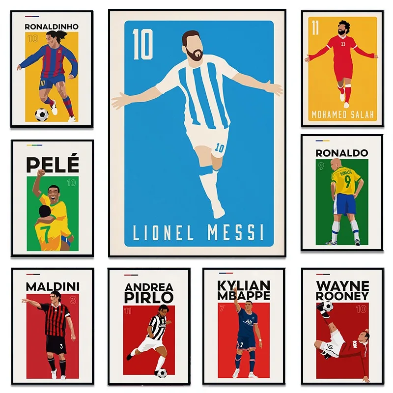 World-Famous-Football-Player-Star-Soccer-Sports-Posters-and-Prints ...