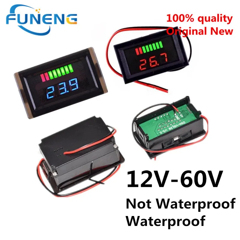 Car-Battery-Charge-Level-Indicator-12V-60V-Lithium-Battery-Capacity ...