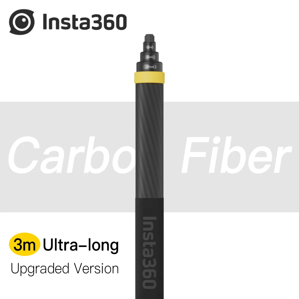 Insta360-Carbon-Fiber-Selfie-Stick-3m-ultra-longo-edi-o-estendida-acess ...