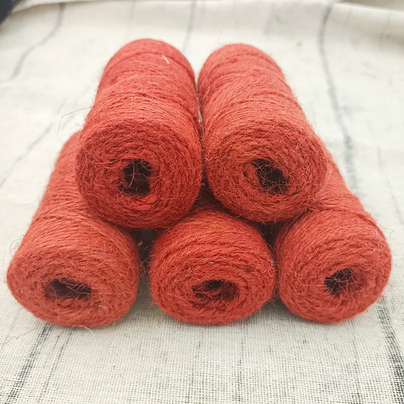 50-Meters-Red-Vintage-Burlap-Jute-Rope-Crafts-Sewing-DIY-Cord-Ribbon ...