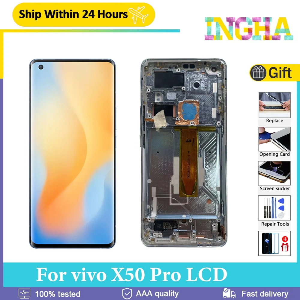 Original-6-56-AMOLED-For-Vivo-X50-Pro-V2005A-2006-LCD-Display-Touch ...