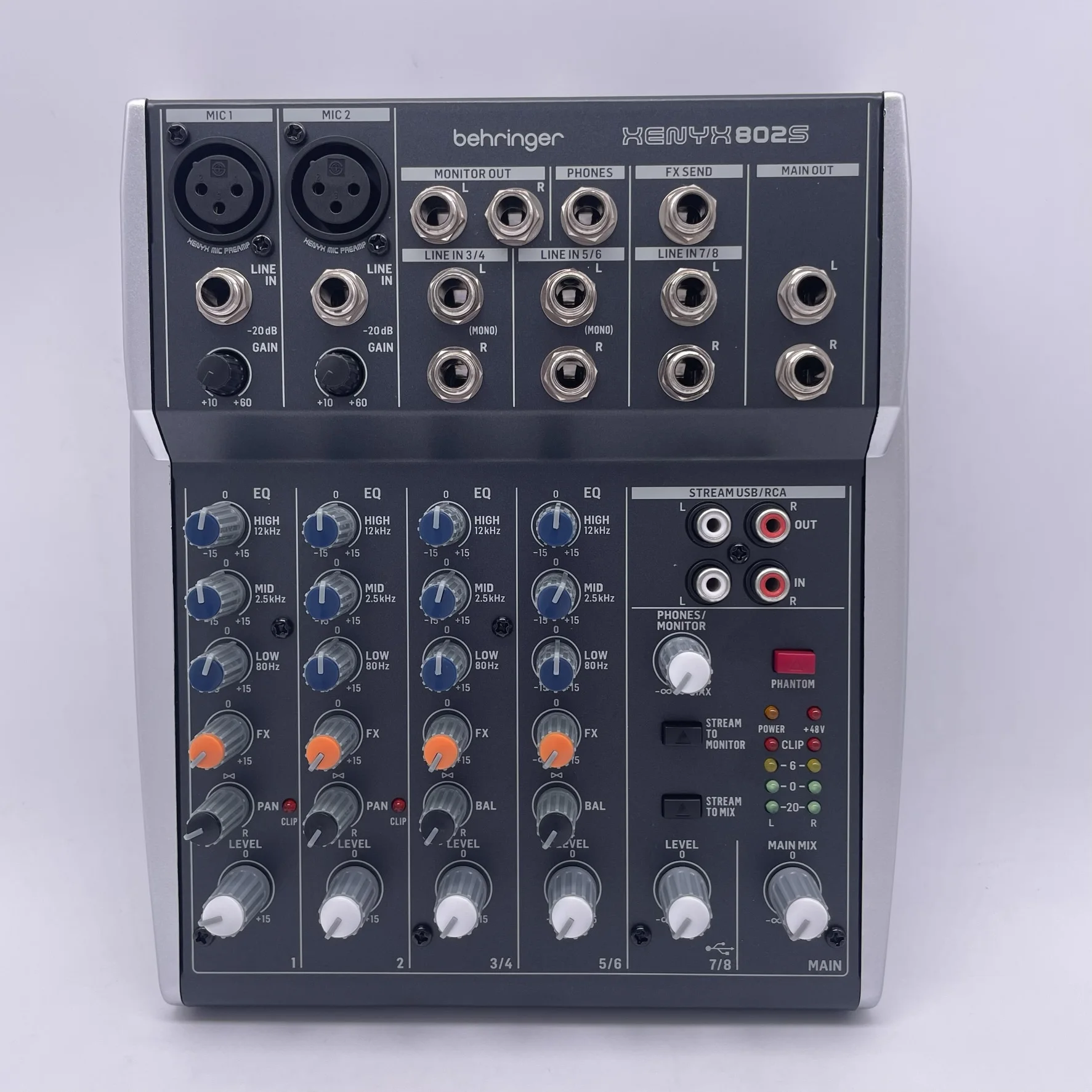 Behringer Xenyx 802S 8-channel Analog Streaming Mixer, 52% OFF