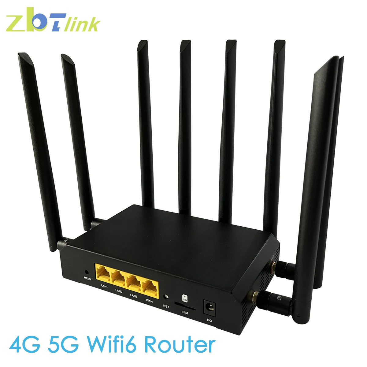 Zbtlink 4G 5G Router Wifi6 Mesh Openwrt Sim Card 1800Mbps 4*Gigabit LAN ...