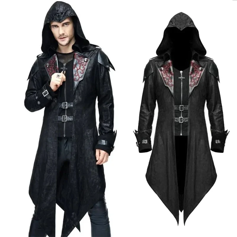 2024 New Medieval Assassin Game Assassins Creed Cosplay Costume Edward ...