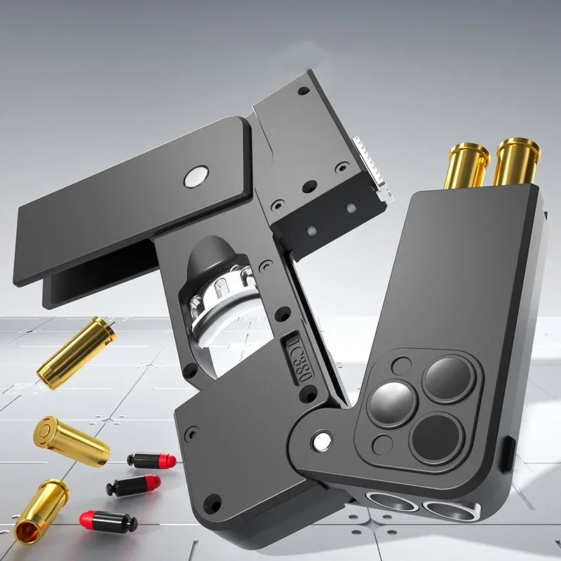 Folding-Mobile-Phone-Soft-Bullet-Launcher-Shell-Throwing-Child ...