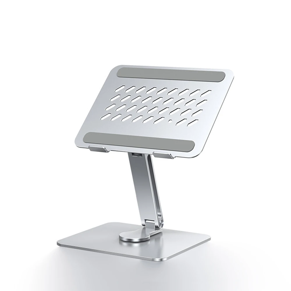 360-Rotation-Aluminum-Laptop-Stand-Desk-Riser-Multi-Angle-Height ...