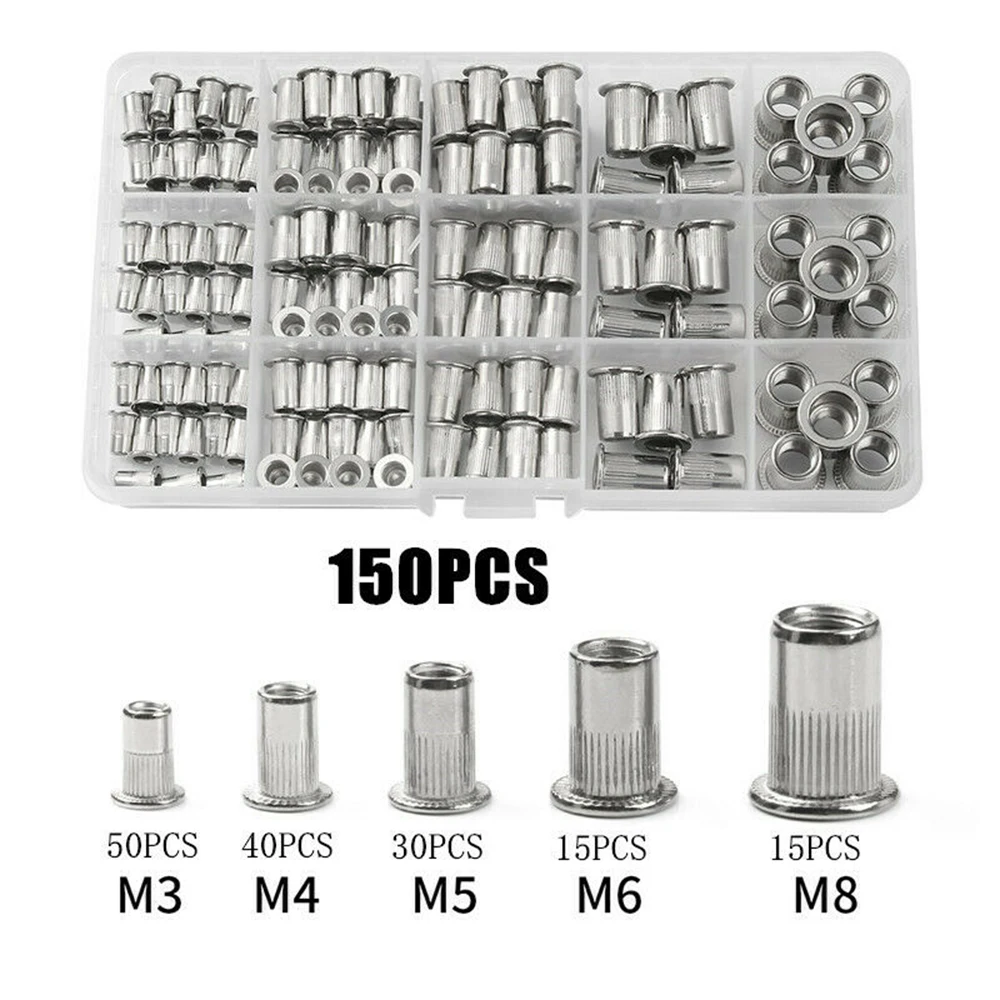 Box-of-150-M3-M4-M5-M6-M8-304-Stainless-Steel-Rivet-Nut-Kit-Rivet-Flat.jpg