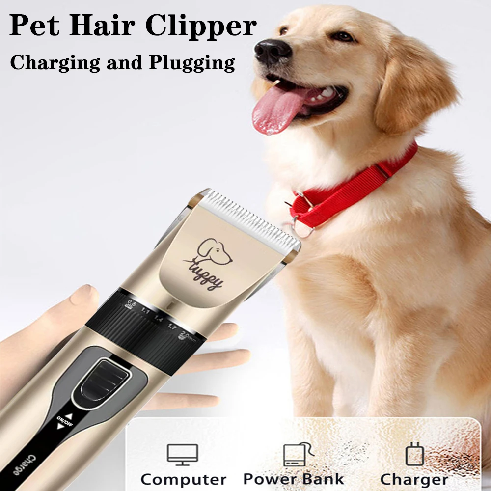 Professional-Pet-Hair-Clipper-Dog-Grooming-Tools-Dogs-Trimmer-USB ...