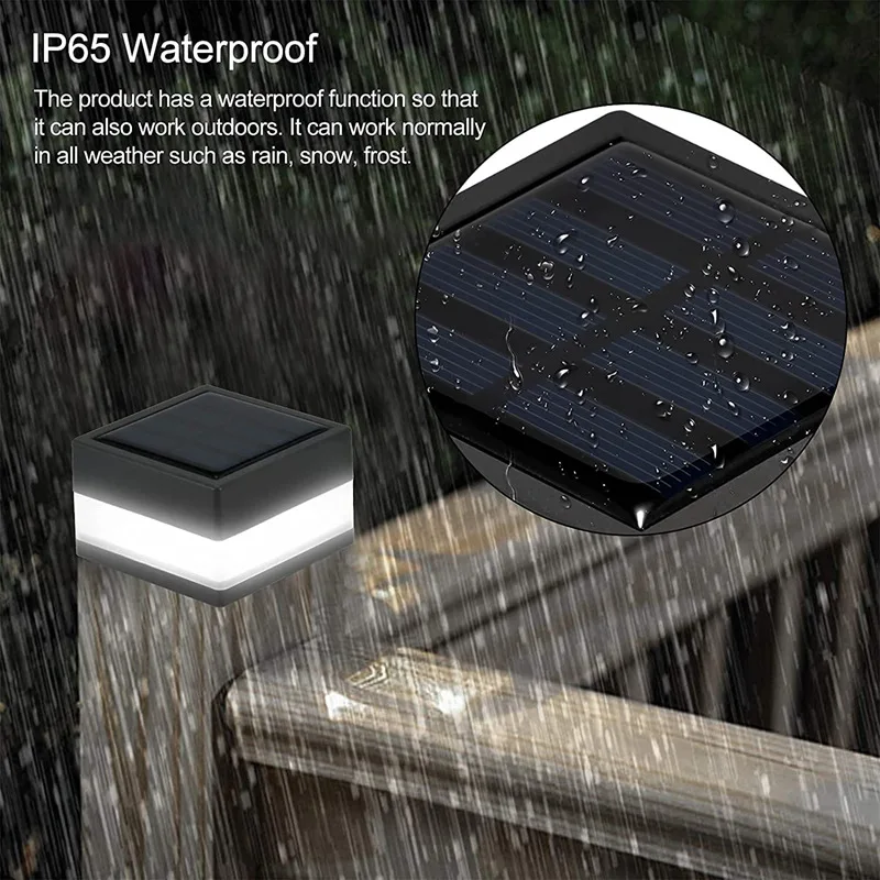 Pillar Solar Lights Outdoors | Solar Pillar Lights Waterproof - Solar ...