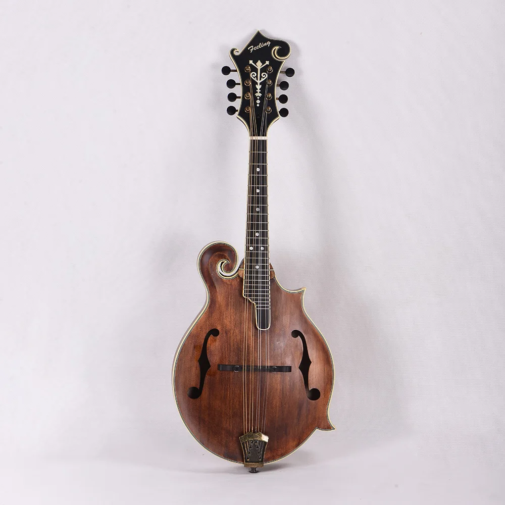 Feeling Handmade F style mandolin Solid Spruce top ,OEM Service ,Free ...