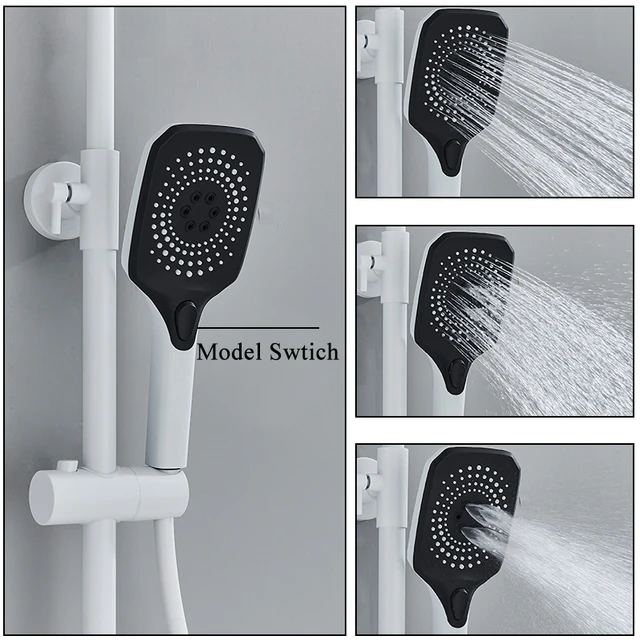4 Way Mixer Tap Digital Display Shower System Set