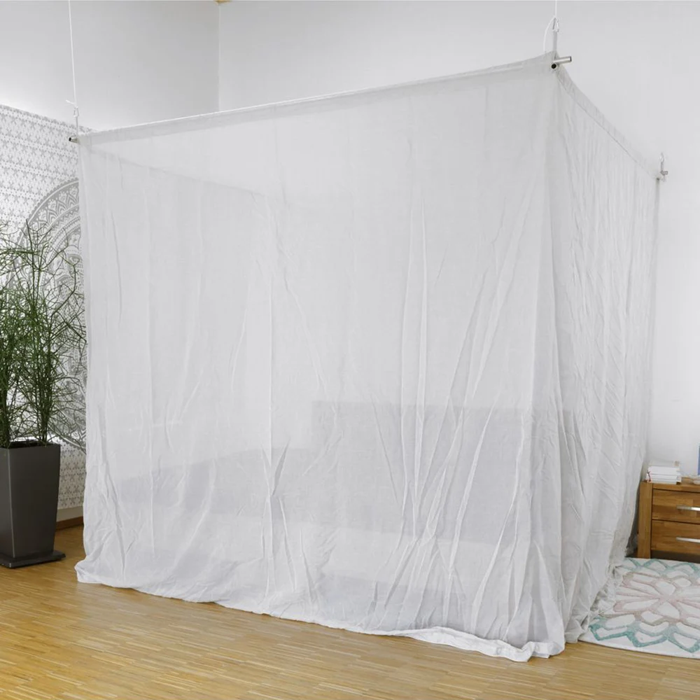 Anti-Radiation-Bed-Canopy-Silver-Cotton-High-Protection-Box-Shape-EMF ...