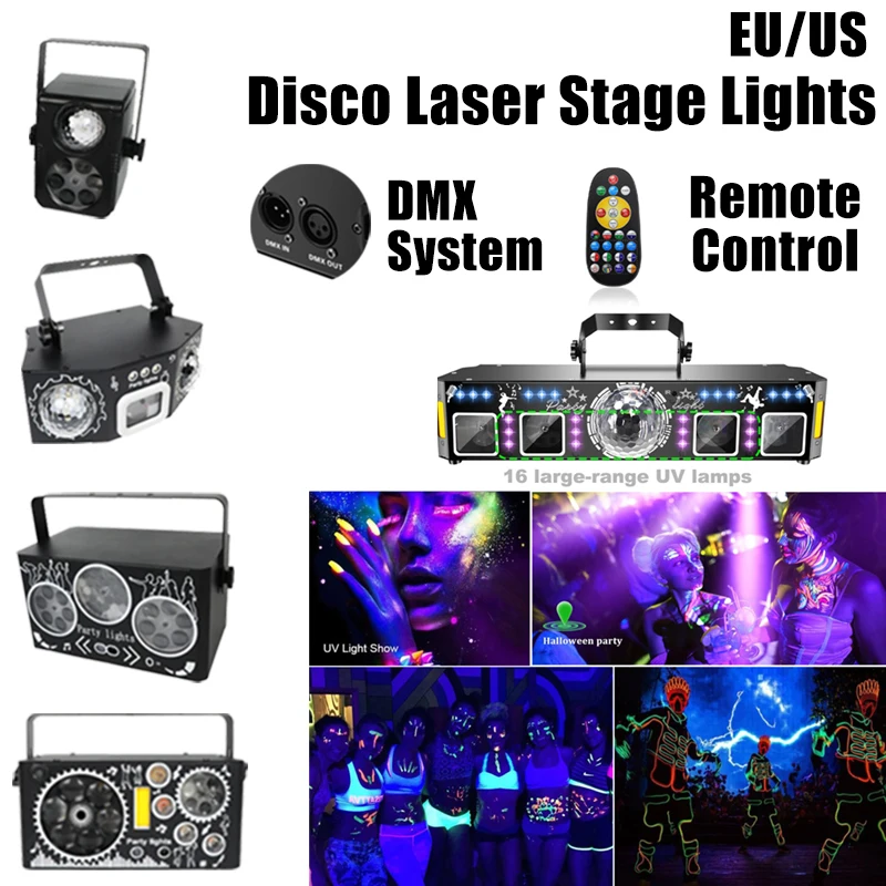 DMX Controller Laser Stage Lighting Stage Led lights Sound Pickup DJ ...