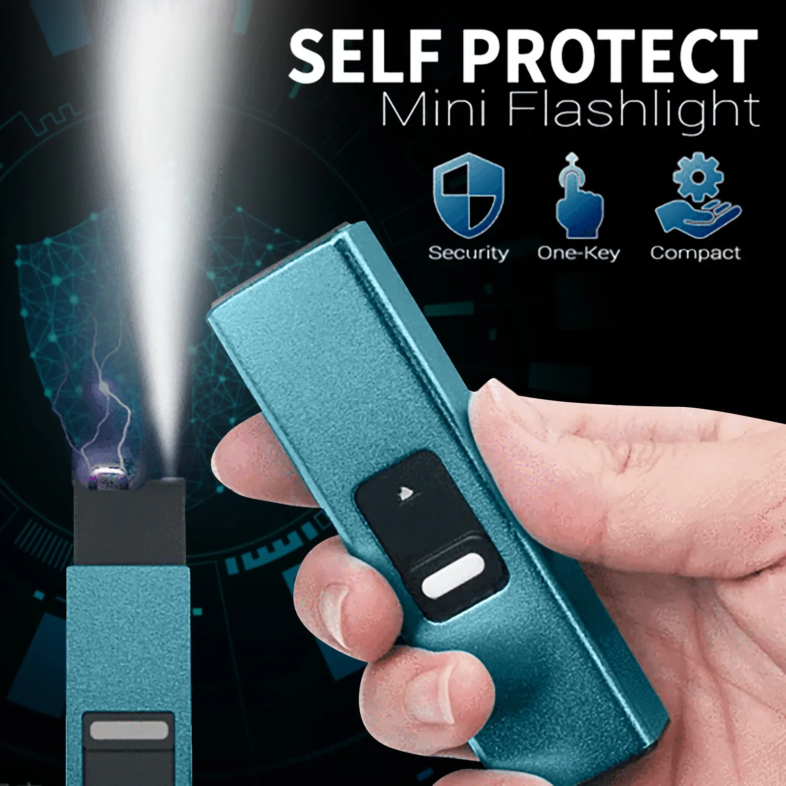 2-IN-1-Multifunction-Self-Defense-Pulse-Arc-Electronic-Lighter-USB ...