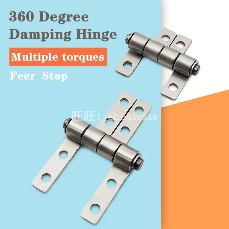 360-Degree-Rotating-Friction-Damping-Hinge-Large-Angle-Metal-Free-Stop ...