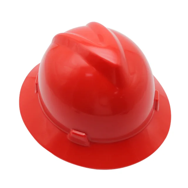 Full Brim Safety Helmet CE Hard Hat Stickers V Shape Construction Work ...