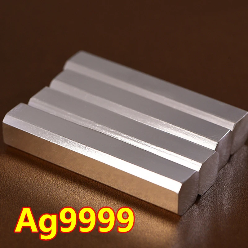 10g High Purity Pure Silver Silver Bars Silver Lngot With Stamp Ag999 ...