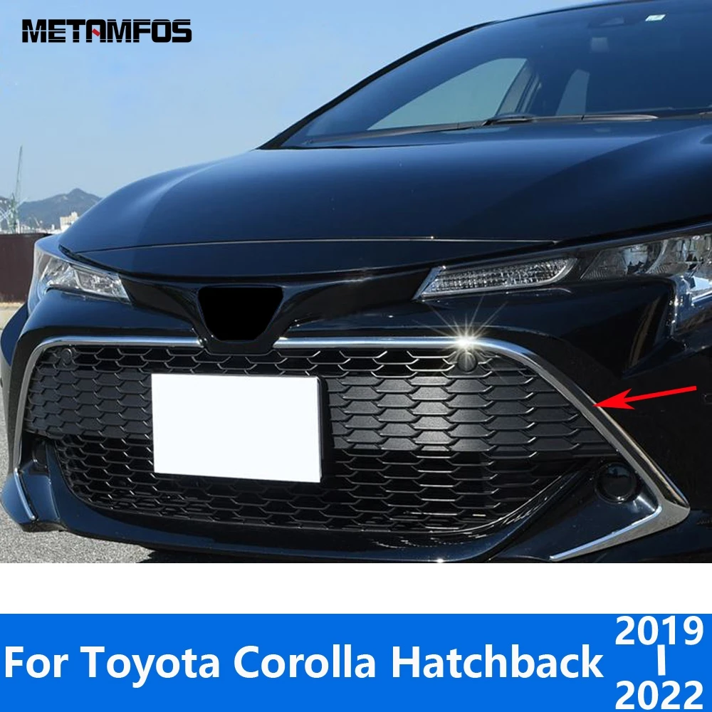 For-Toyota-Corolla-2019-2021-2022-Hatchback-Chrome-Front-Bumper-Center ...