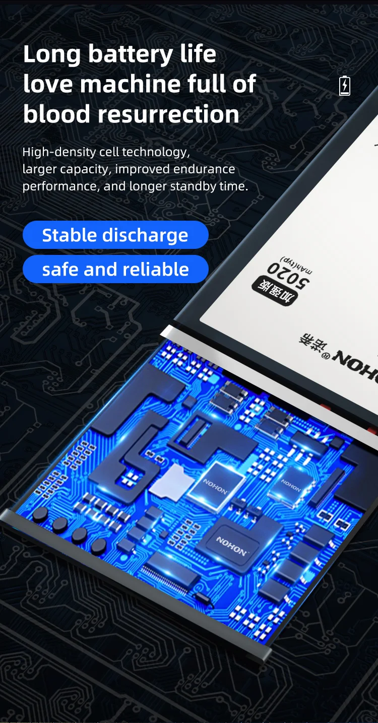 NOHON BP4C BP4K BN55 BN54 BN53 Аккумулятор для Xiaomi Redmi Note 11T ...