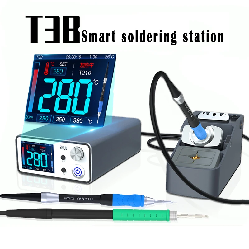 Jcid Aixun T3b T3a Intelligent Soldering Station With T115/t210 Series Handle Welding Iron Tips ...
