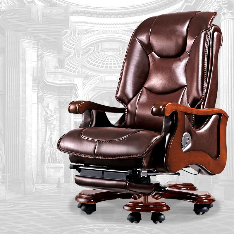 Rolling-Leather-Office-Chairs-Mobile-Comfy-Comfortable-Lazy-Meditation ...