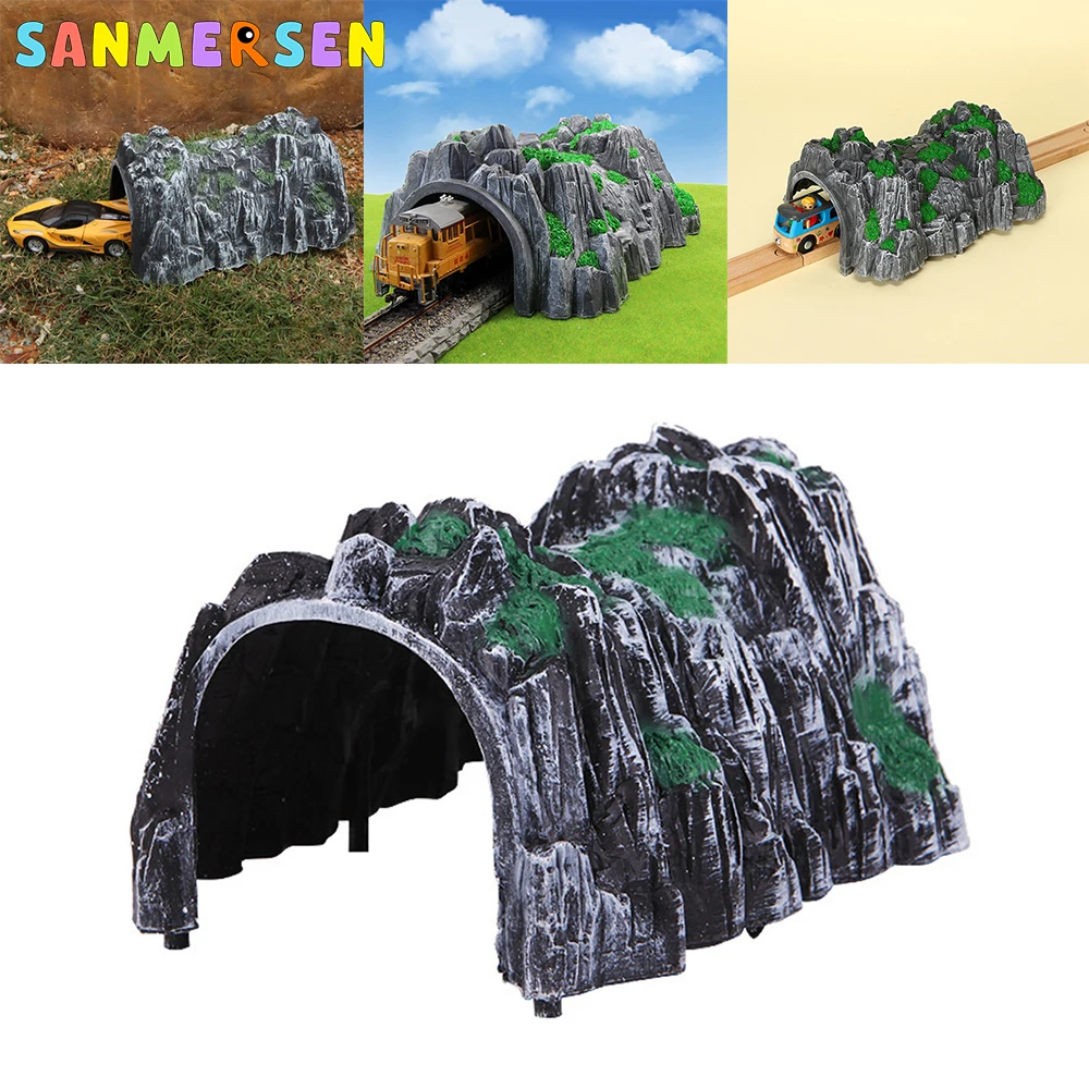 Model-Train-Railway-1-87-HO-Scale-Train-Cave-Tunnels-DIY-Sand-Model ...