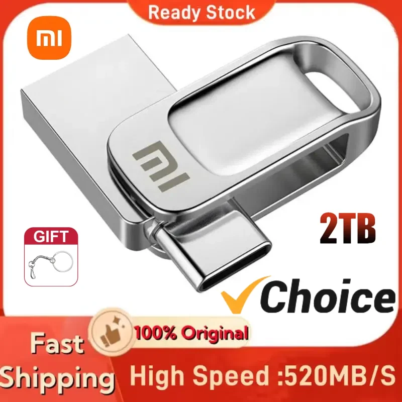 Xiaomi-Metal-Pendrive-2TB-Pen-Drive-port-til-1TB-interfaz-USB3-0-tipo-C ...