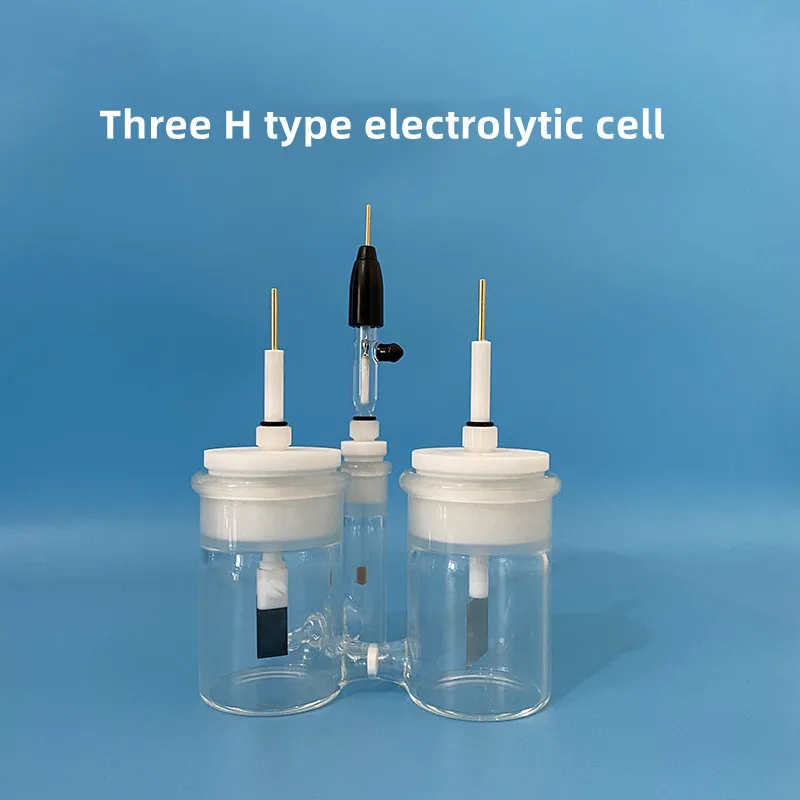 Three-port-H-type-electrolytic-cell-50ml-sealed-three-electrode-non ...