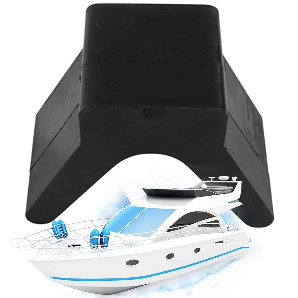 2 Inch V-Style Bow Stop Non Marking Boat Trailer Bow Stop Rubber Boat ...