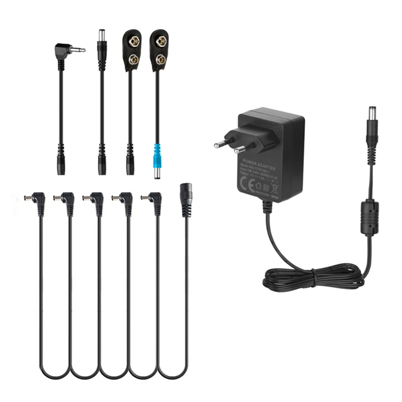 DigiTech Guitar Multi-Effects Pedals 5-Way Daisy Chain Power Supply ...