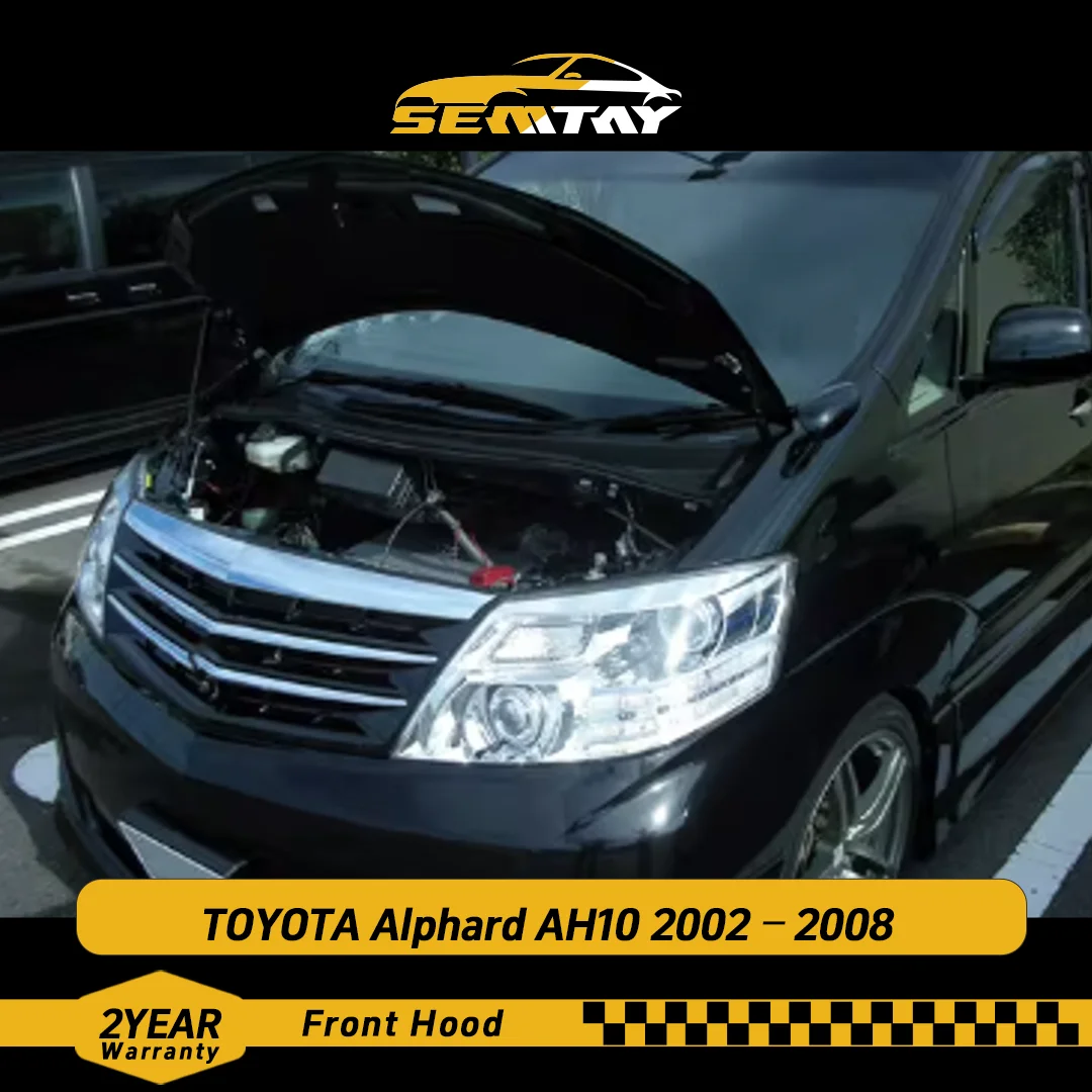 SEMTAY Hood Struts for AH10 Alphard 2002–2008 Vehicle Accessory Bonnet ...