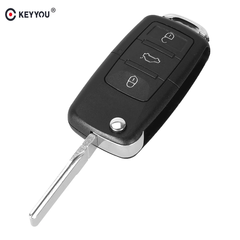 KEYYOU-4-Buttons-Replacement-Remote-Flip-Folding-Car-Key-Shell-Case-For ...