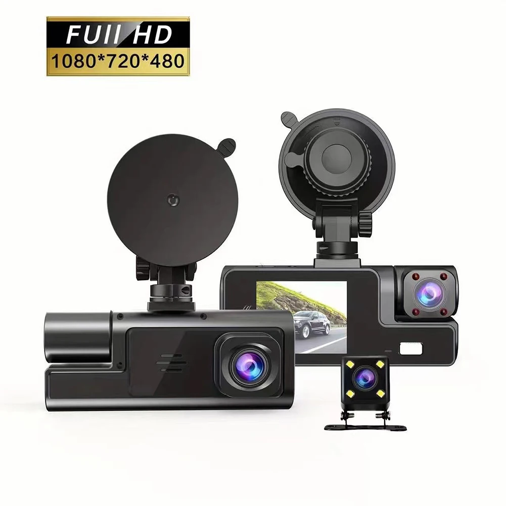 3-Channel-1080P-Car-Dash-Cam-High-Definition-WiFi-Dash-Cam-Front-And ...