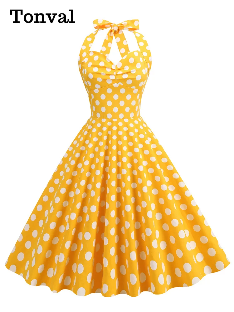 Tonval Sweetheart Neck Halter High Waist Vintage Lace Up Back Corset ...