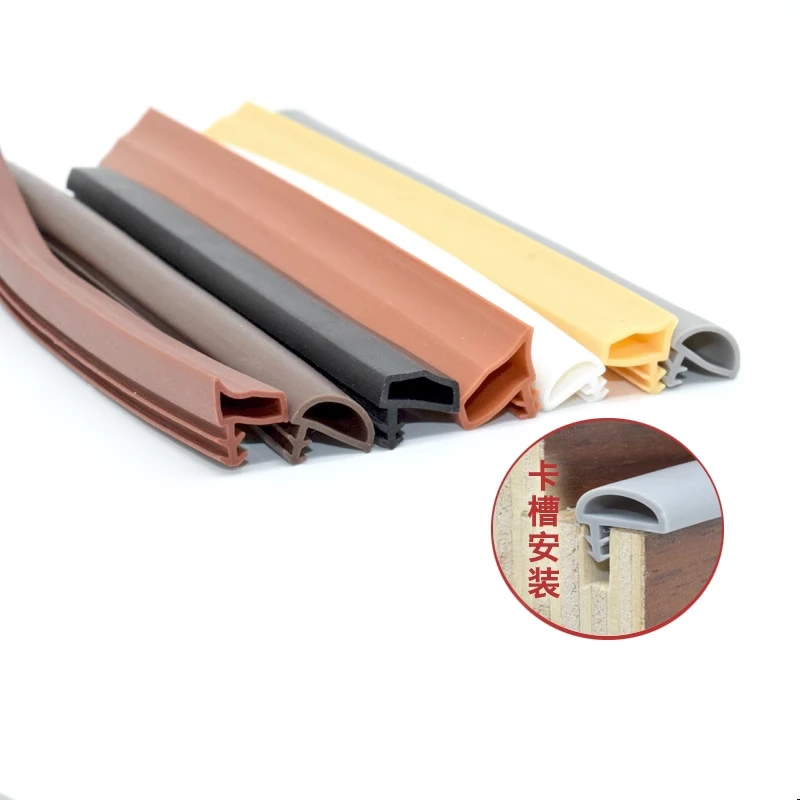 Rubber-Seal-Strip-Wooden-Door-Slot-Groove-Seals-Perimeter-Bumpers ...