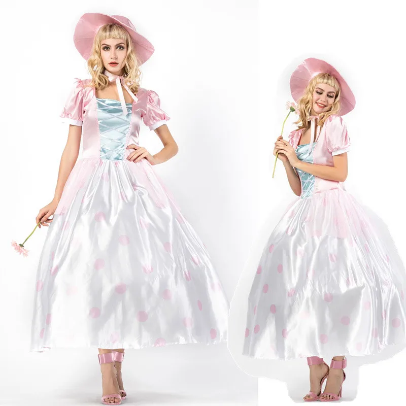 Adult-Cosplay-Bo-Peep-Costume-for-Women-Halloween-Carnival-Party ...