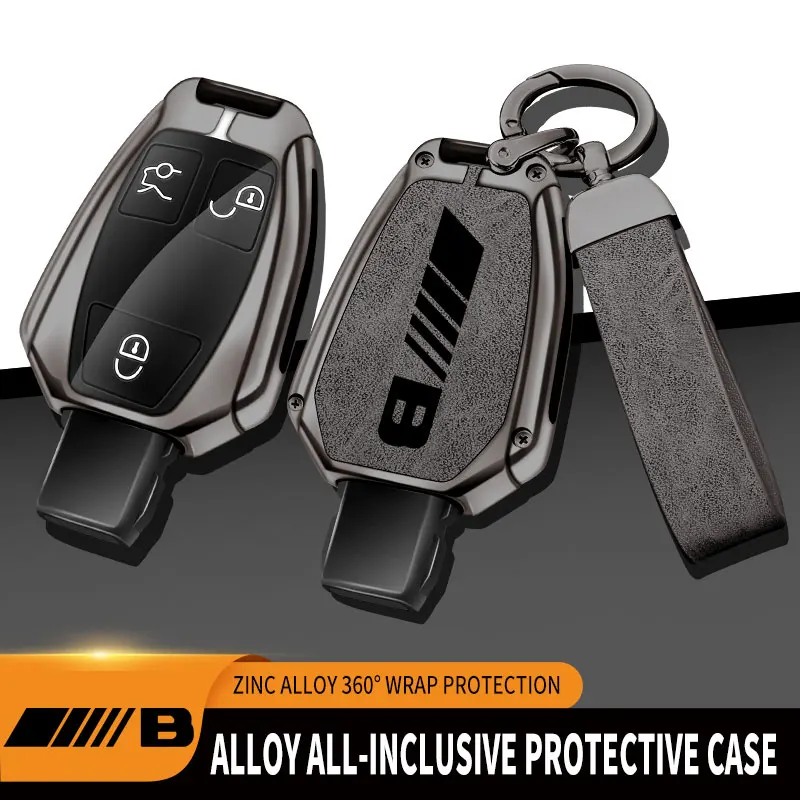 Zinc-Alloy-Car-Key-Case-For-Mercedes-B-Class-Remote-Control-Protector ...