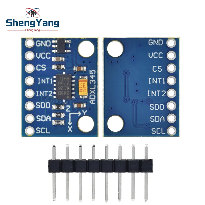 TZT-GY-291-ADXL345-digital-three-axis-acceleration-of-gravity-tilt-module-IIC-SPI-transmission ...