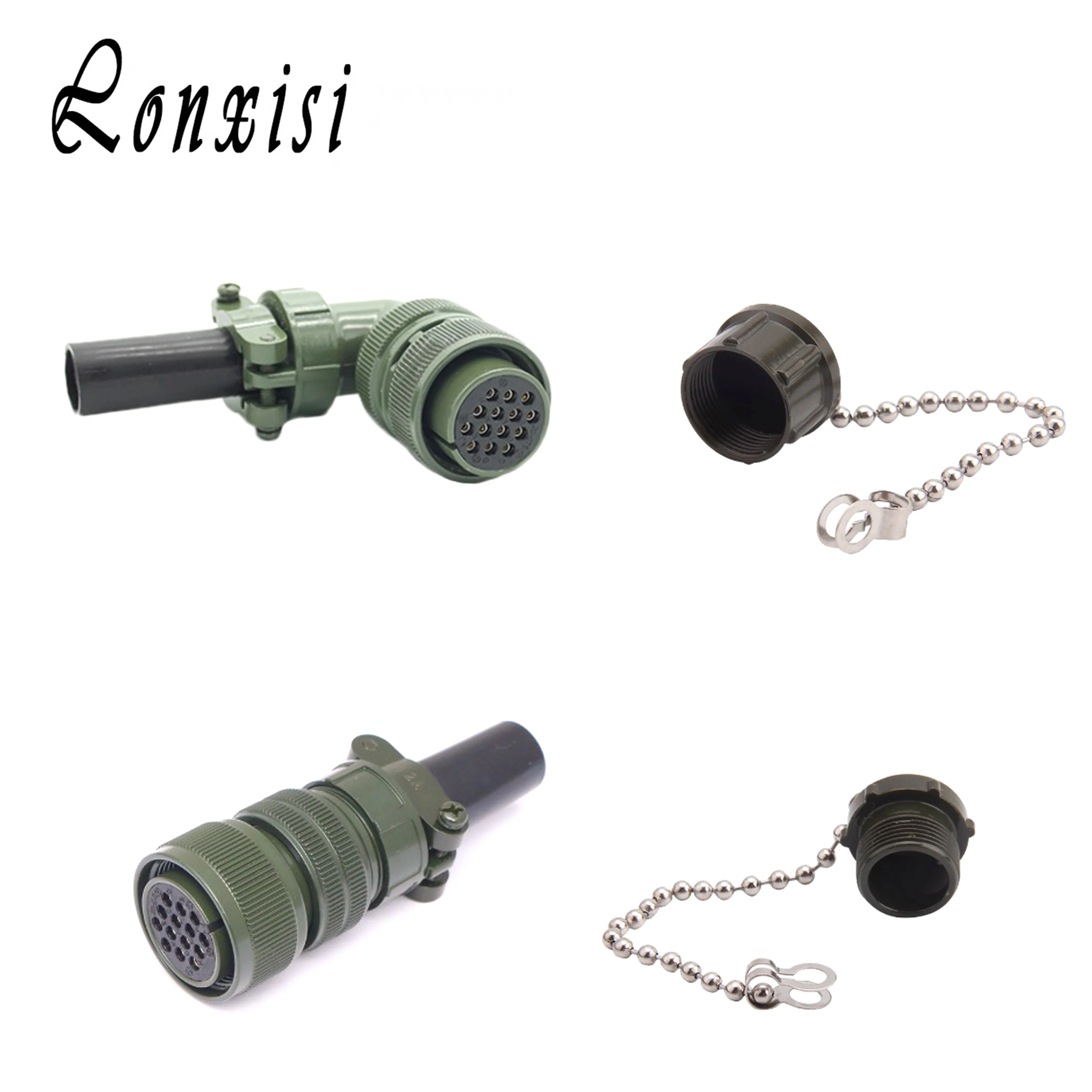 1 Set MS5015 14 Pin Aviation Male Female Plug Heavy Welding Connector ...